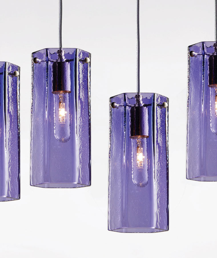 Hexa Matrix 5 Chandelier – Providence Art Glass & Lighting