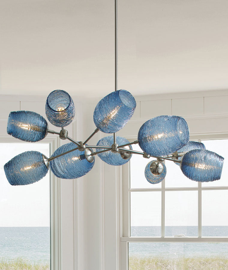 Stella Santina Chandelier - 10 – Providence Art Glass