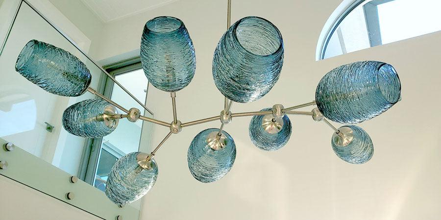 Stella Santina 8 Chandelier – Providence Art Glass & Lighting